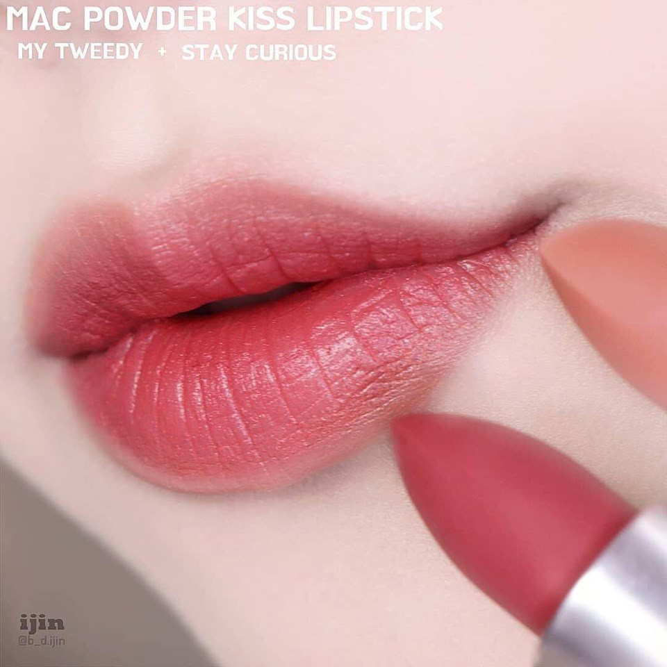 Mix Son Mac Powder Kiss My Tweedy và Stay Curious - Mint Cosmetics ...