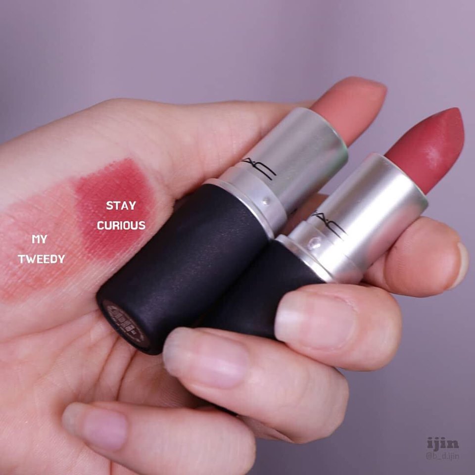 Mix Son Mac Powder Kiss My Tweedy và Stay Curious - Mint Cosmetics ...