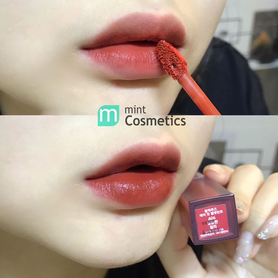 Swatch Review Son Black Rouge Air Velvet - Mint Cosmetics - Save The ...