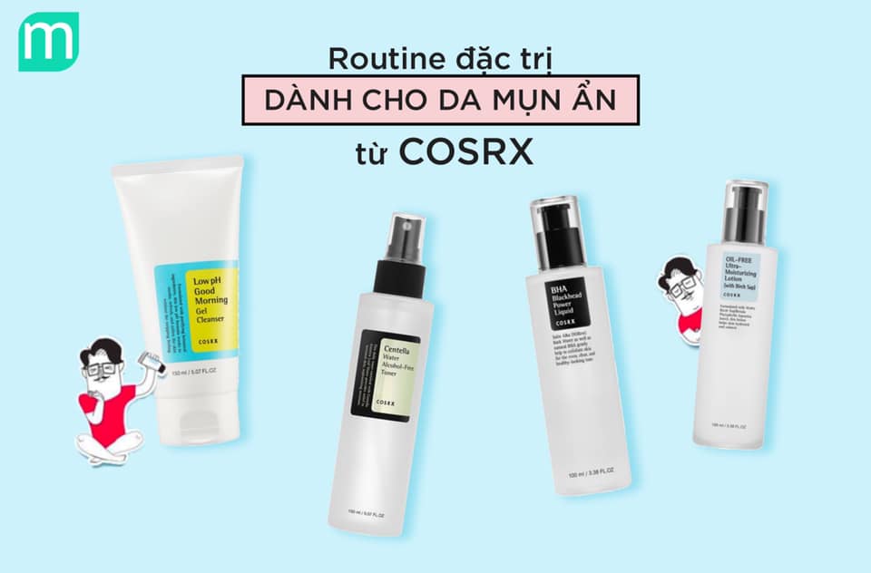 Routine Cosrx Đặc Trị Cho Da Mụn Ẩn - Mint Cosmetics - Save The Best ...