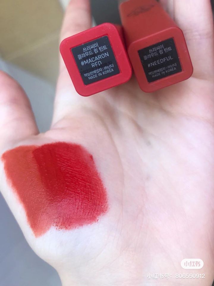 Swatch + Mix Son 3CE Needful Và Macaron Red - Mint Cosmetics - Save The ...