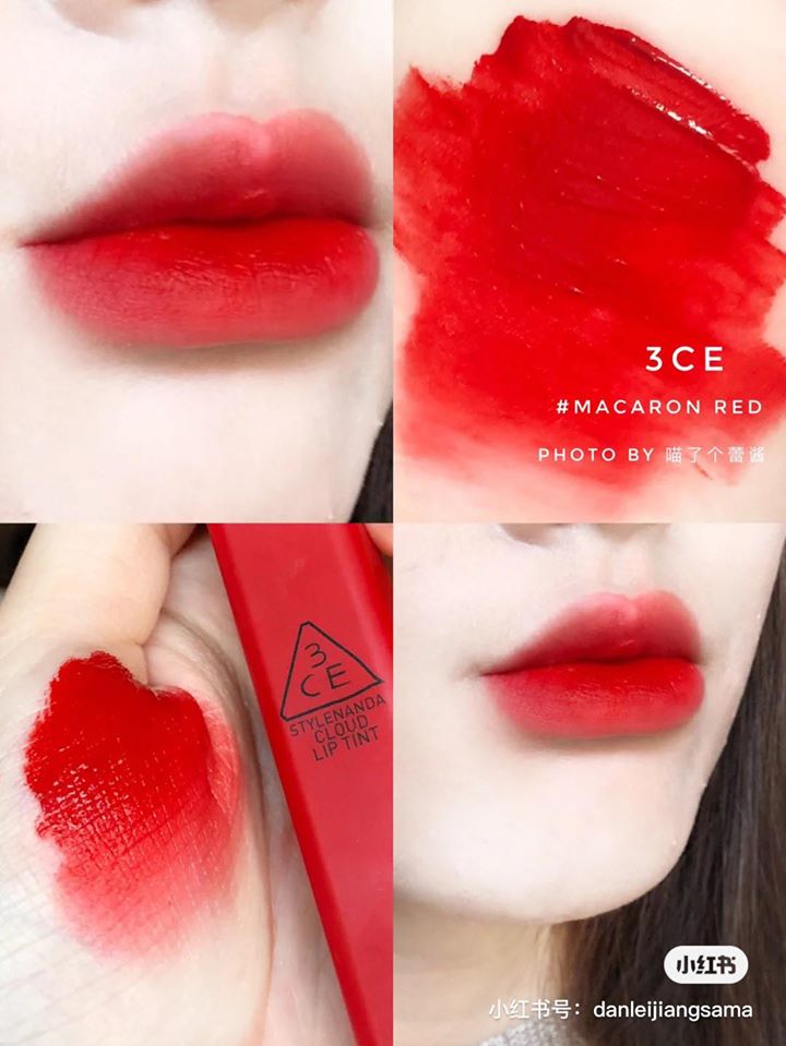 Swatch + Mix Son 3CE Needful Và Macaron Red - Mint Cosmetics - Save The ...