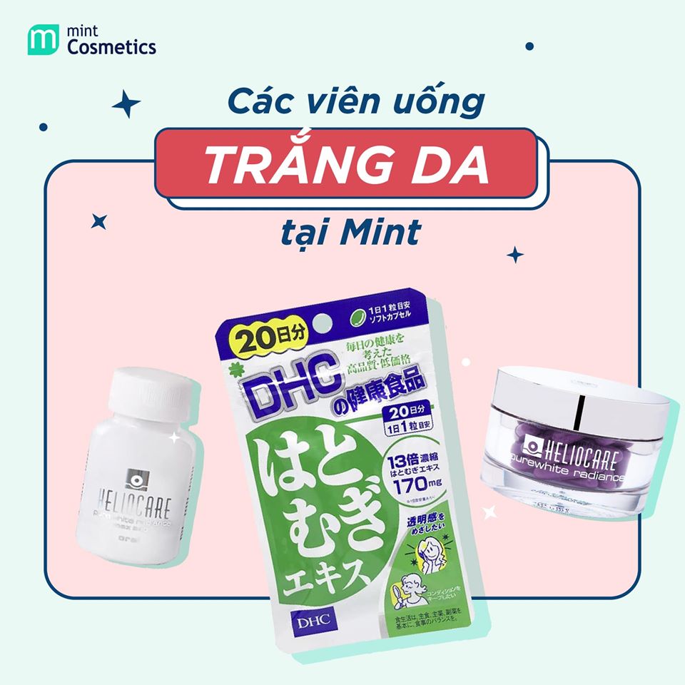 Tổng Hợp Các Viên Uống Trắng Da Tại Mint - Mint Cosmetics - Save The ...