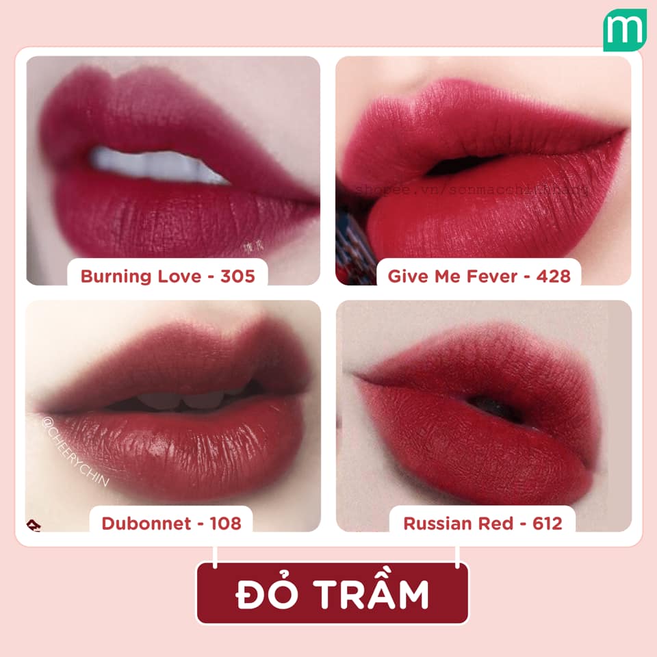 Tổng Hợp Son Mac Theo Tông Màu - Mint Cosmetics - Save The Best For You!