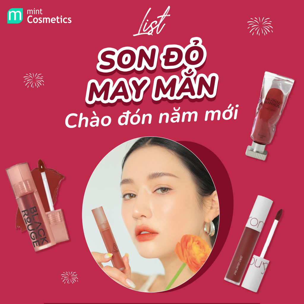 List Son Đỏ May Mắn – Chào Đón Năm Mới - Mint Cosmetics - Save The Best ...