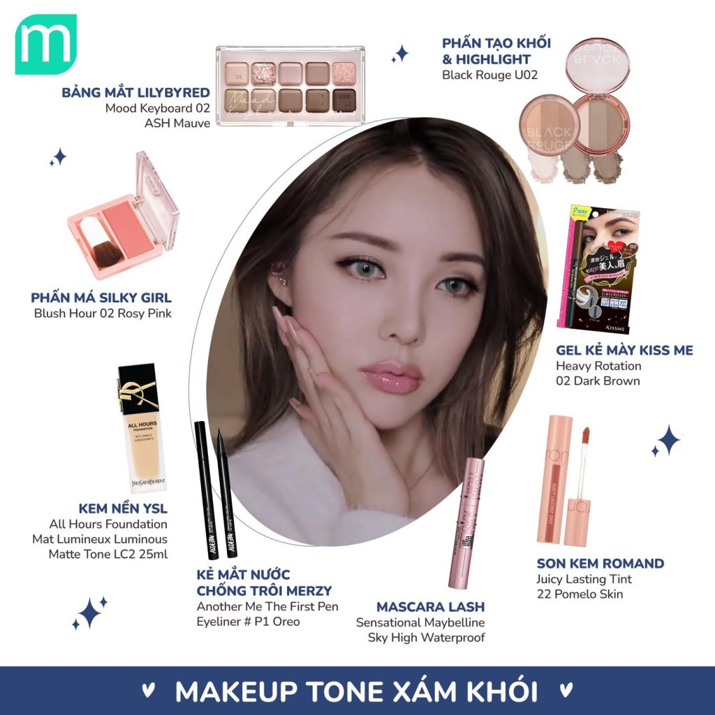 [Makeup Series] Makeup Tone Xám Khói Sexy - Mint Cosmetics - Save The ...