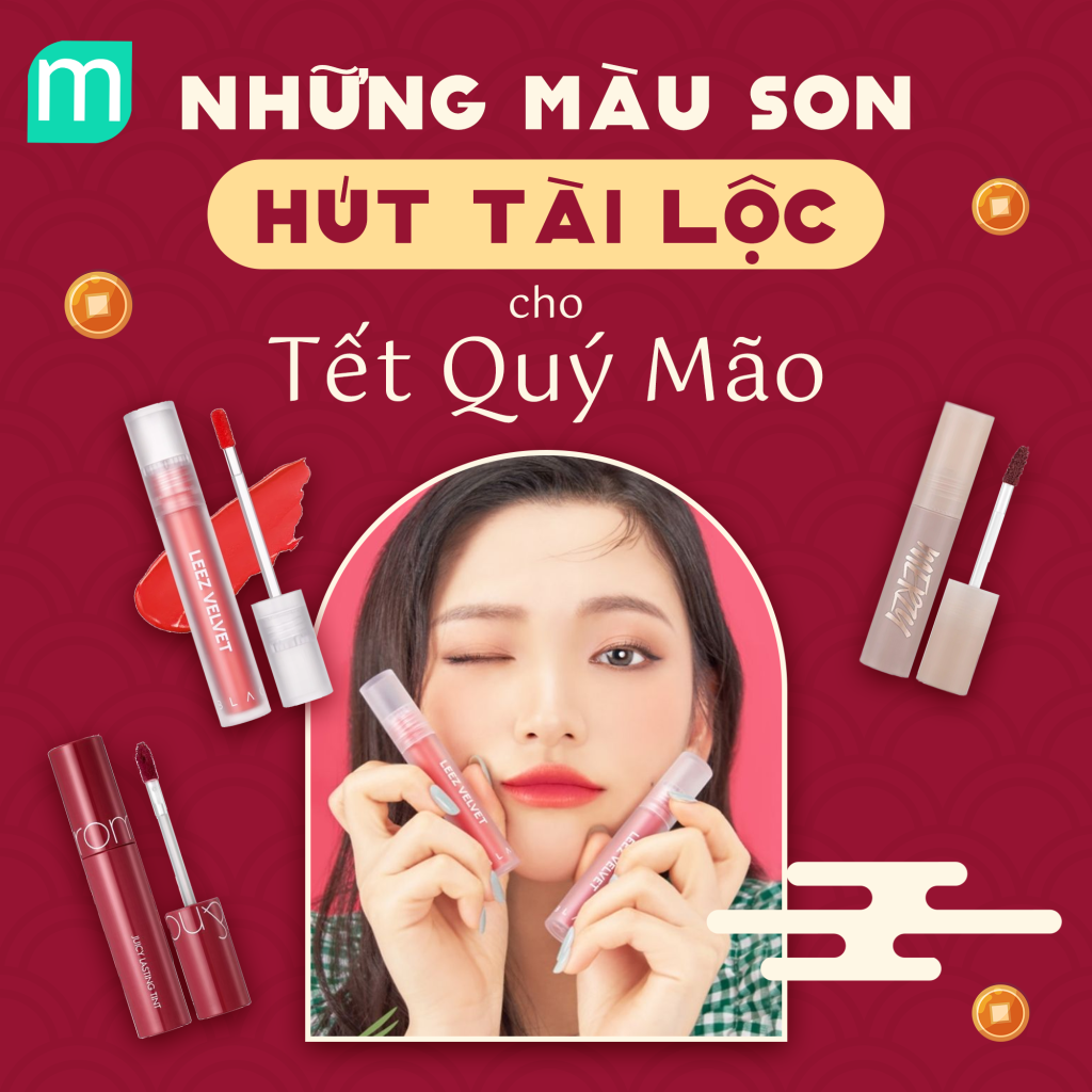Những Màu Son "Hút Tài Lộc" Phải Có Mùa Tết - Mint Cosmetics - Save The ...