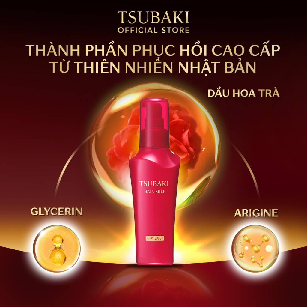 Sữa dưỡng tóc hư tổn Tsubaki 100ml tại Bách hóa XANH