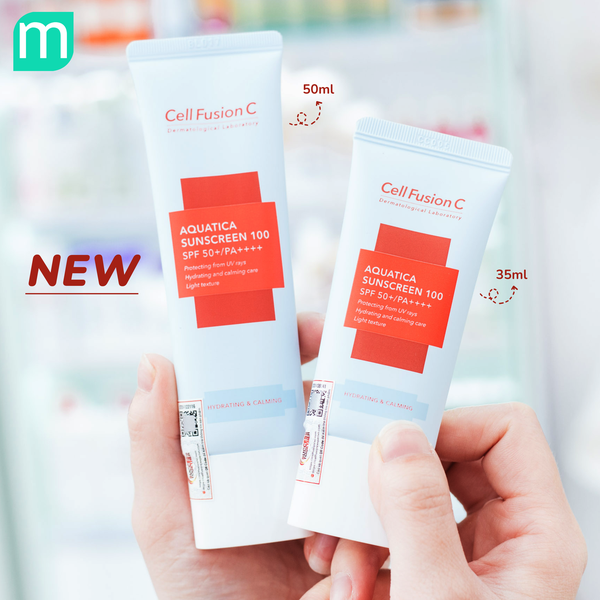 Kem Chống Nắng Cell Fusion C Aquatica Sunscreen 100 SPF50 - Mint ...