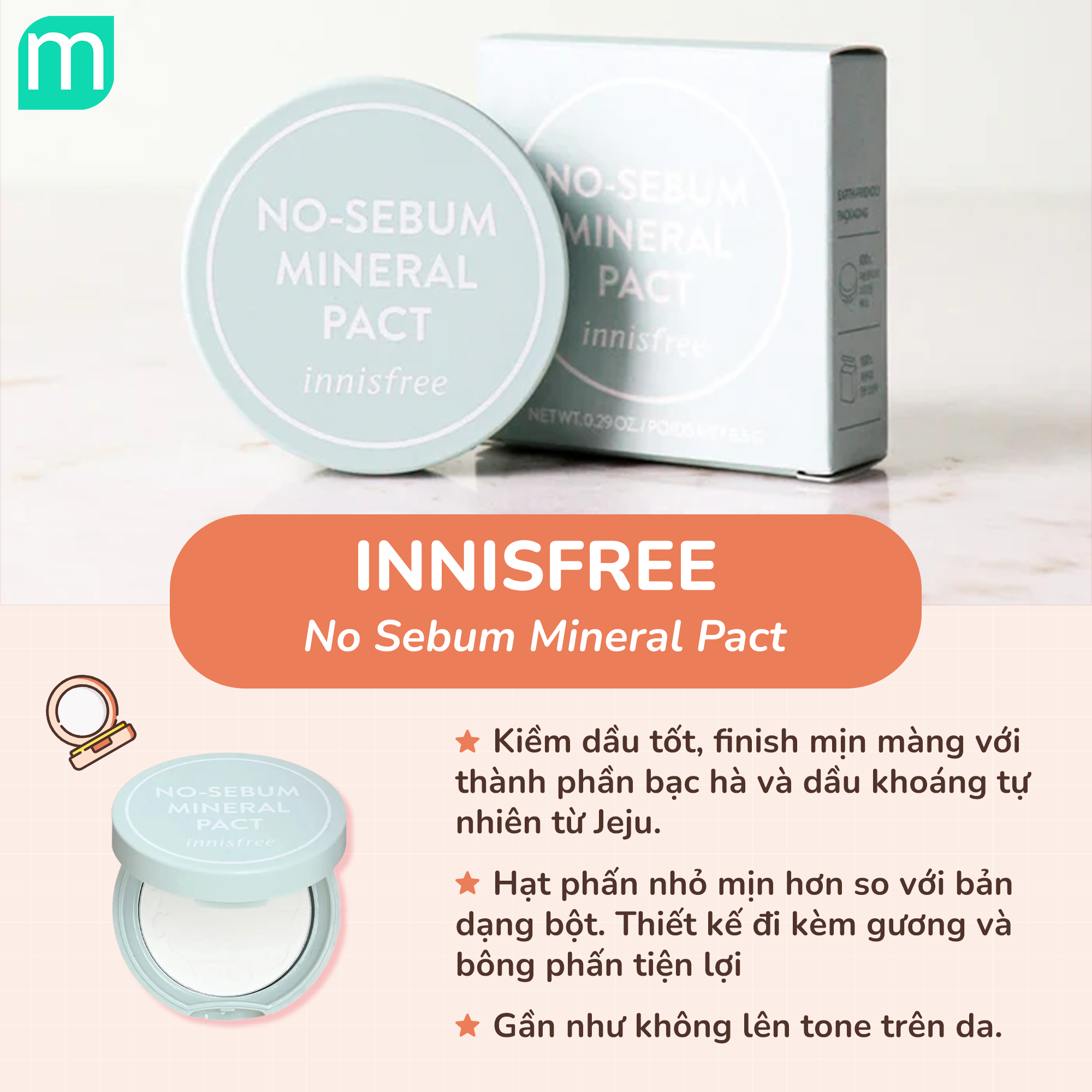 TOP 6 Phấn Phủ Dưới 200K - Mint Cosmetics - Save The Best For You!