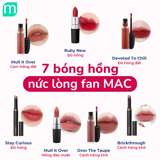 TOP 7 Bóng Hồng Nức Lòng Fan MAC - Mint Cosmetics - Save The Best For You!